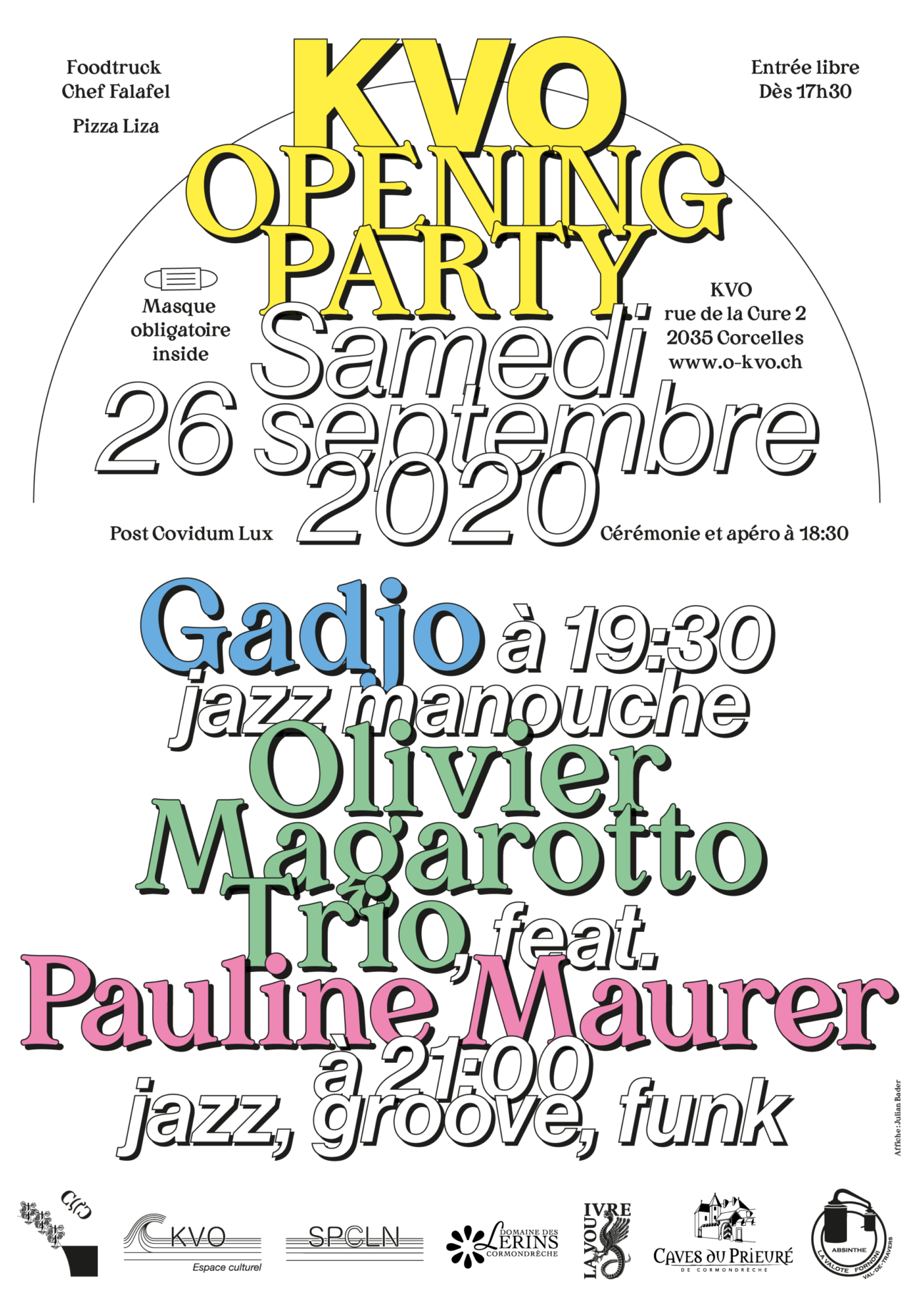 KVO OPENING PARTY – Inauguration du KVO le 26 septembre | KVO