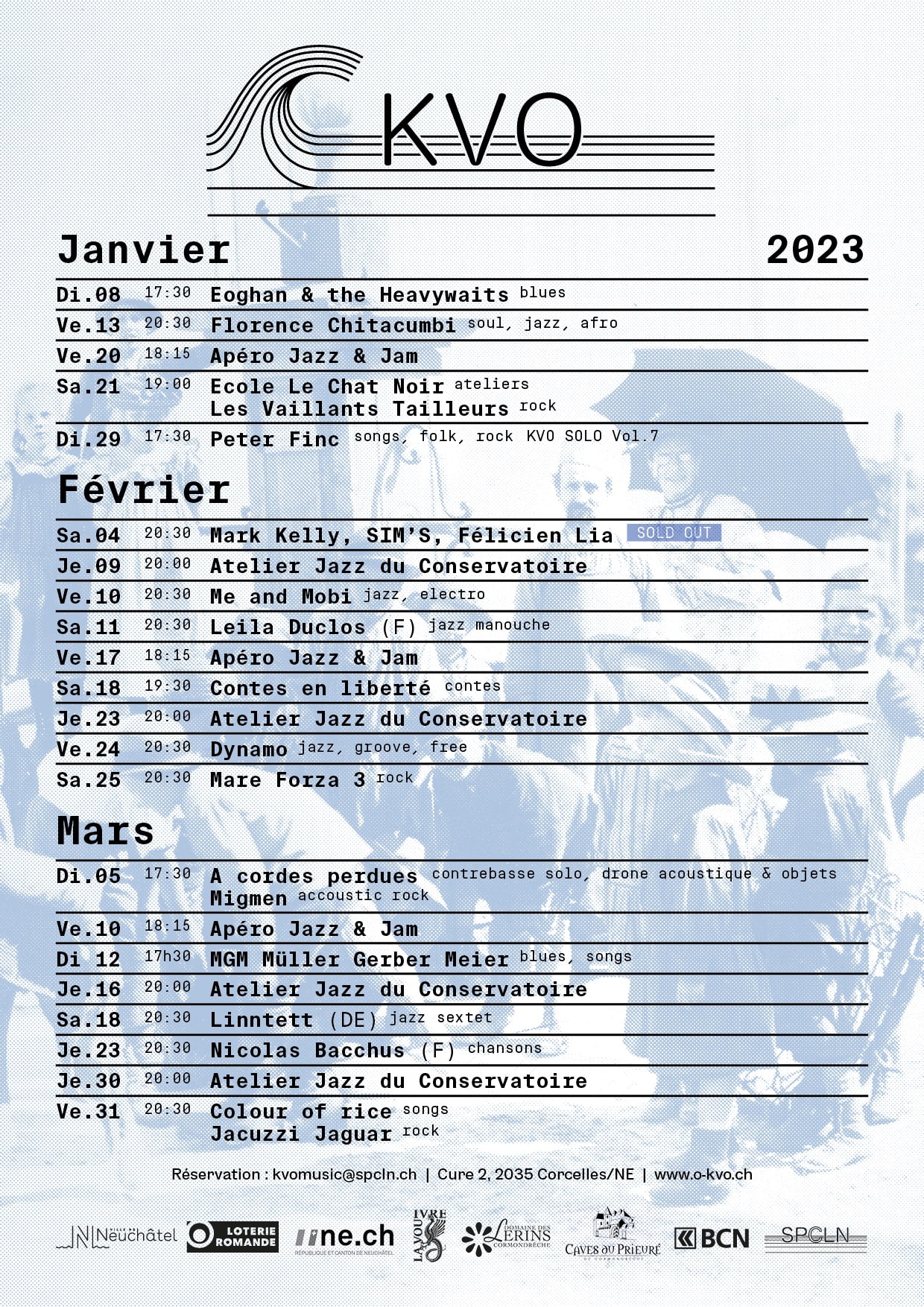 Programme Janvier – Mars 2023 | KVO